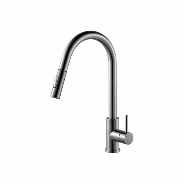 Straight Curve Pull-Out Kitchen Faucet – Galimbathfixtures